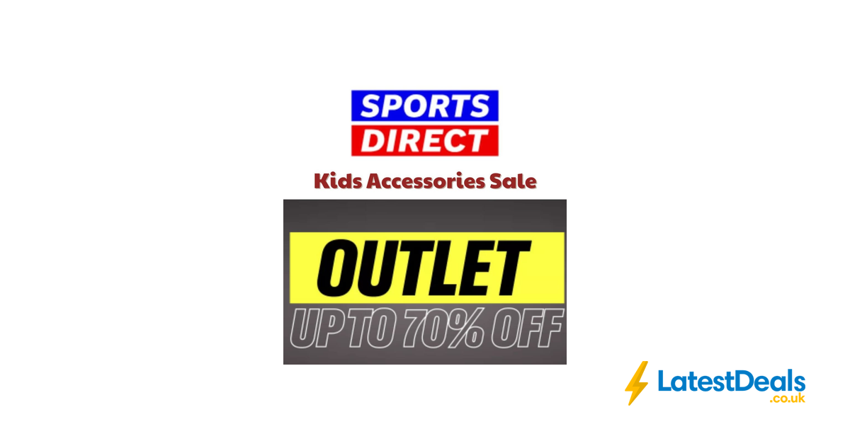 Sport Direct Outlet Sale - up to 70% off on Kids Accessories! at Sports ...