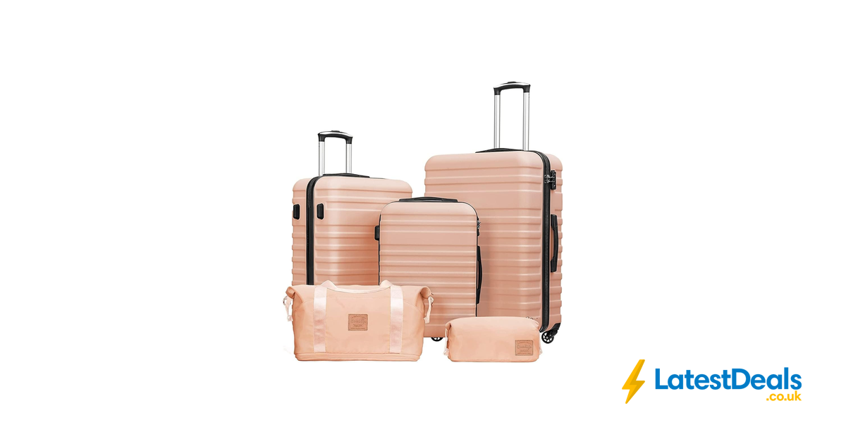 COOLIFE Suitcase Set 5 PCS, £109.99 at Amazon