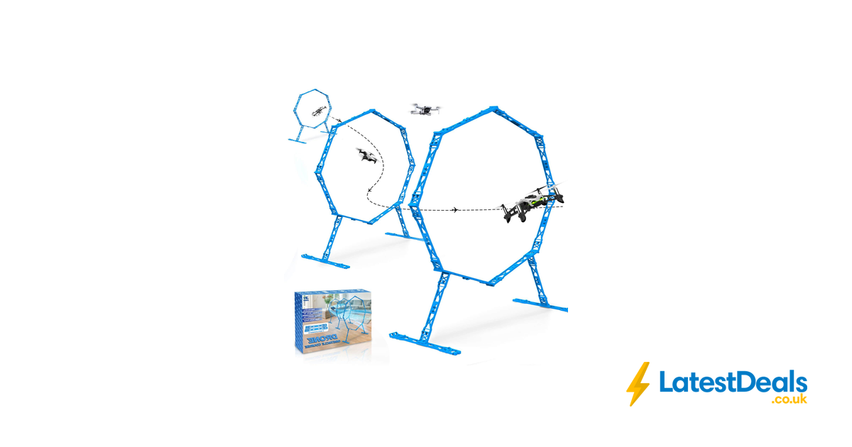 Dolanus Drone Obstacle Course Kit: 38 PCS for Kids Ages 3-12, £5.99 at ...