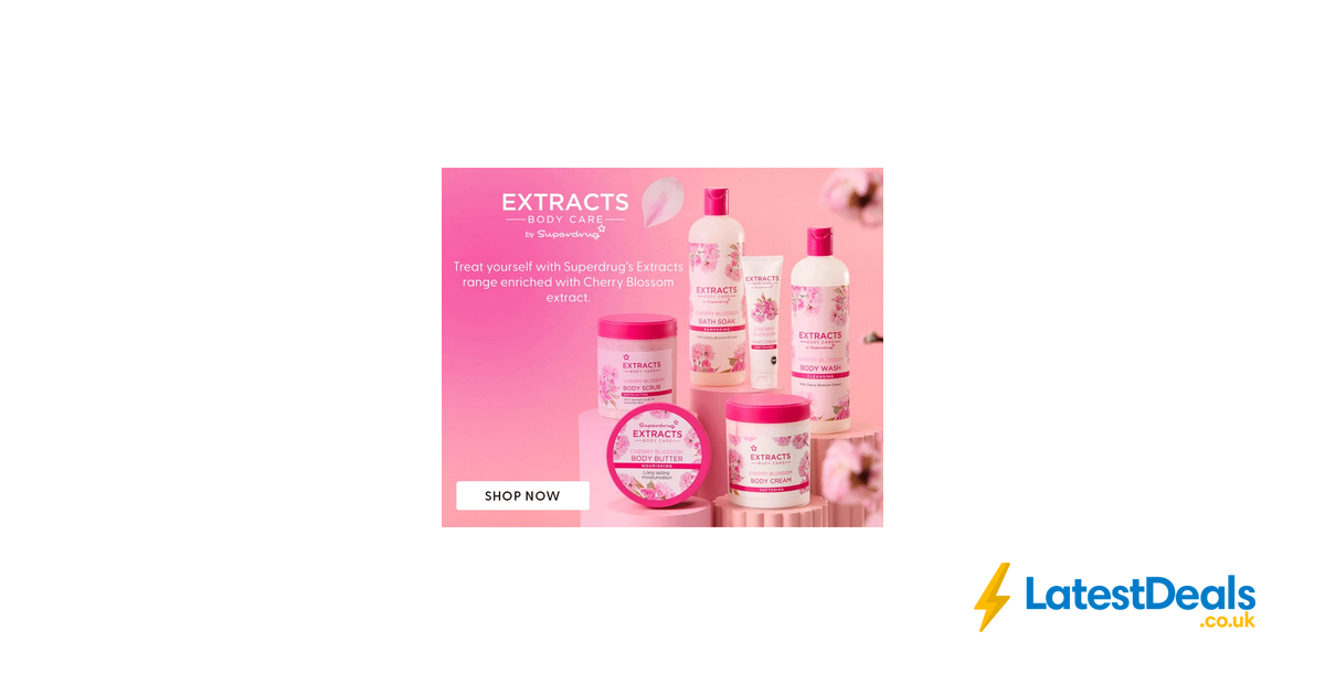 Buy 1 Get 1 Free on Selected Superdrug Extracts at Superdrug