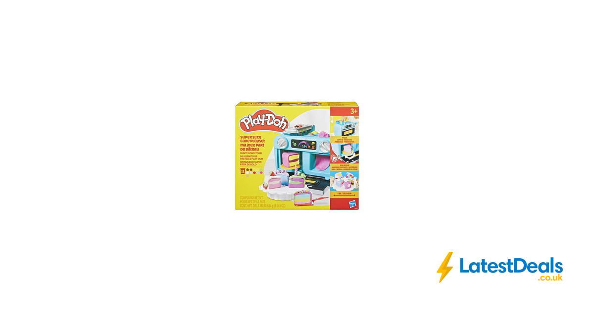 Play-Doh Super Slice Cake Playset with 11 Tubs & Accessories, £15 at Argos