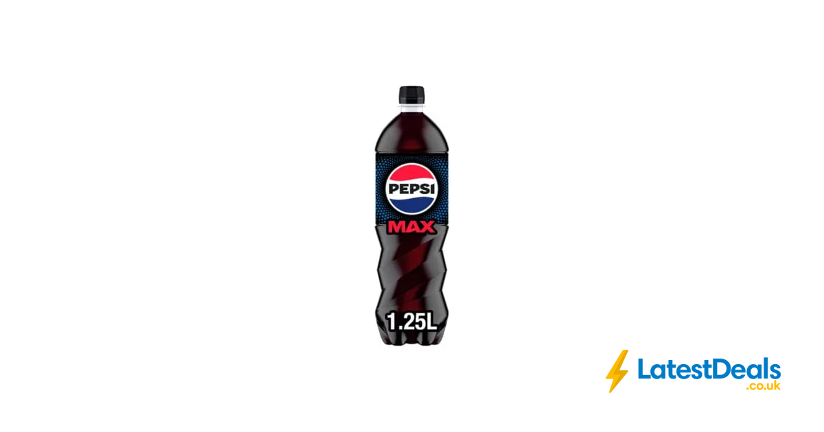 Pepsi Max No Sugar Cola Bottle 1.25L, £1 at ASDA
