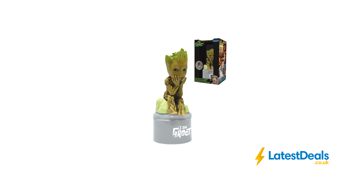 Marvel Guardians of the Galaxy Groot Nightlight Speaker, Battery ...