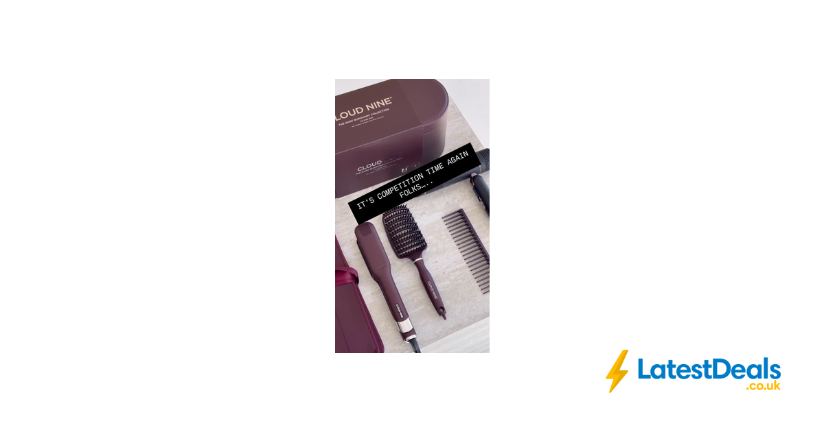 Win a Limited Edition Dark Burgundy Original Hair Iron.