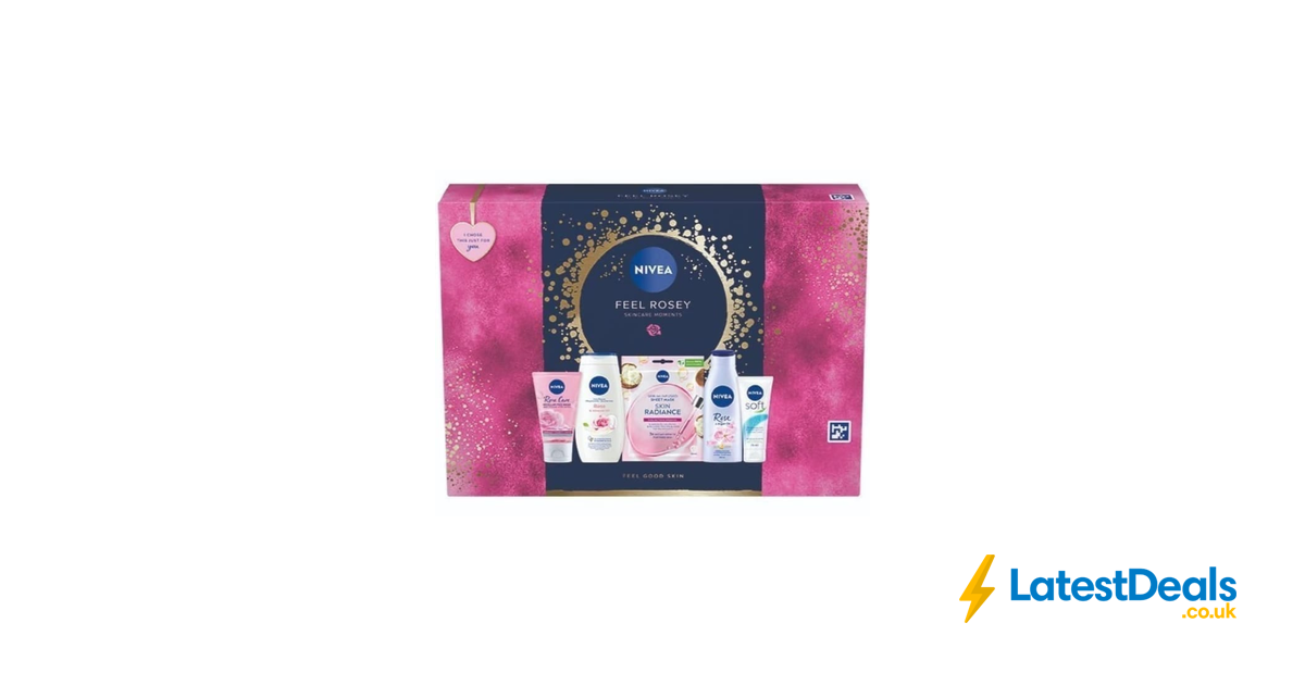 Nivea Feel Rosey Skincare Gift Set, £7.99 at Savers