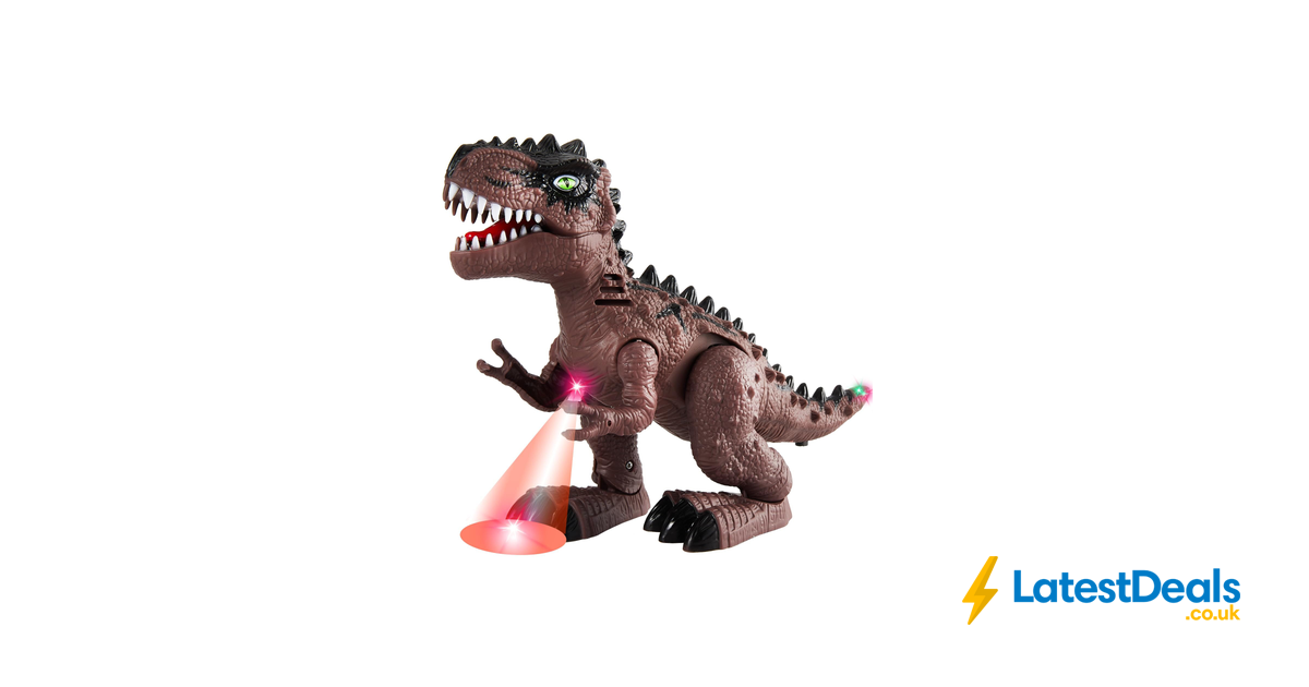 TOEY PLAY T-Rex Dinosaur Toy with Sounds and Lights, £6.99 at Amazon