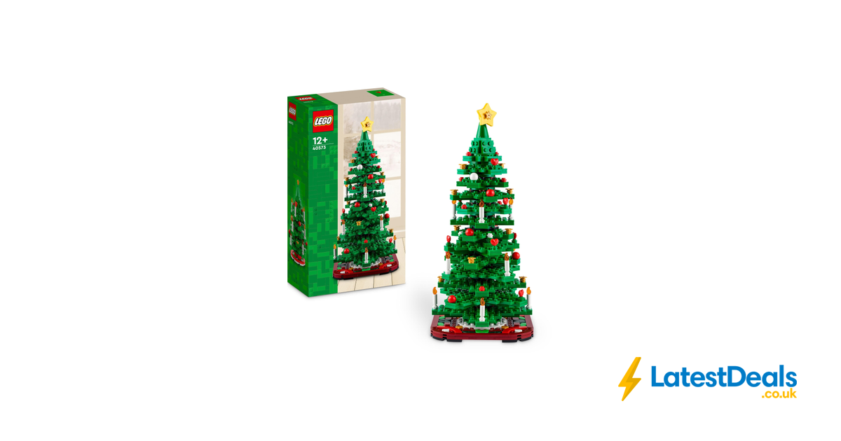 LEGO Christmas Tree Building Set for Kids 9+, Festive Decor, £28 at Amazon
