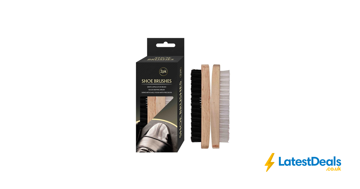 Vivo Technologies 2-Piece Shoe Brush Set, £1.60 at Amazon
