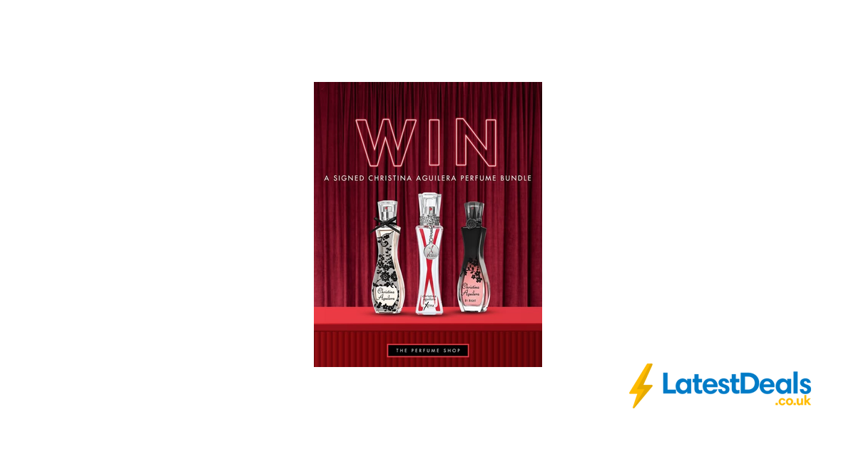 Win 1 of 3 Signed Christina Aguilera Perfume Bundles!