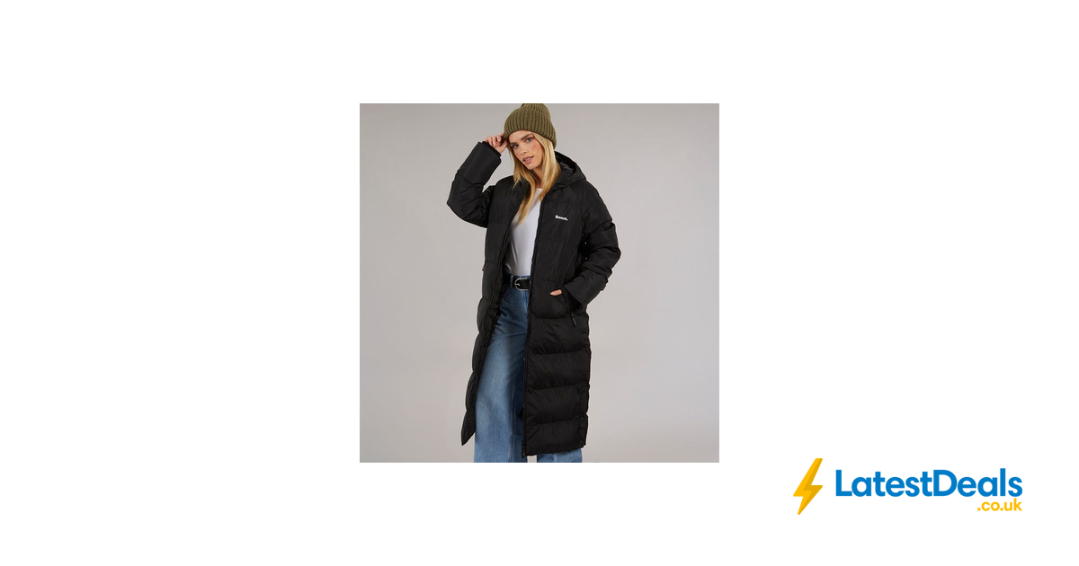 Bench Womens Ryelle Maxi Length Puffer Coat, £39.99 at MandM Direct