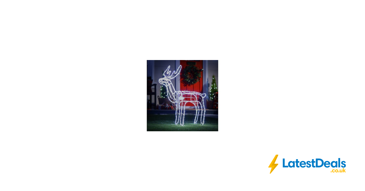Animated Gazing Reindeer Christmas Decoration, £25 at Argos