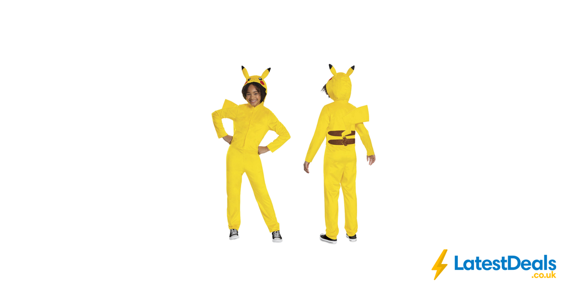 Kids' Official Pokmon Pikachu Jumpsuit with Hood, Ages 14-16, £10.90 at ...
