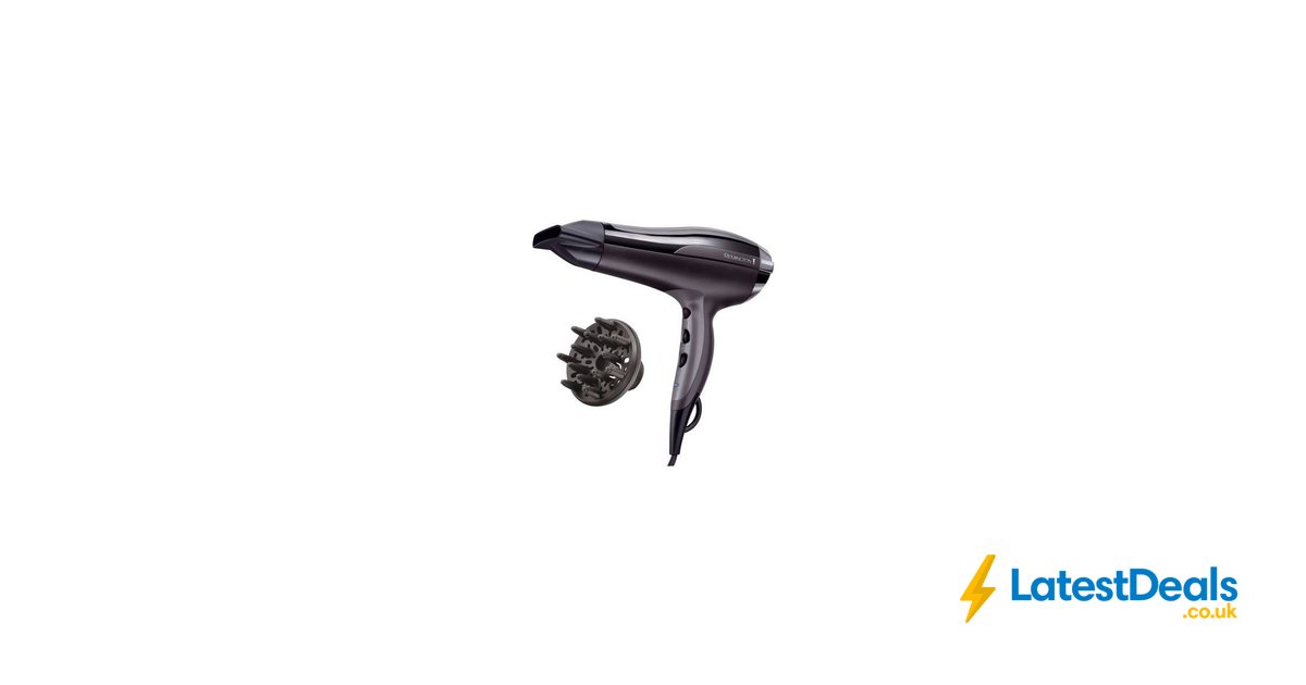 Remington D5220 Pro Air Turbo Hair Dryer with Diffuser, £26.39 at Argos