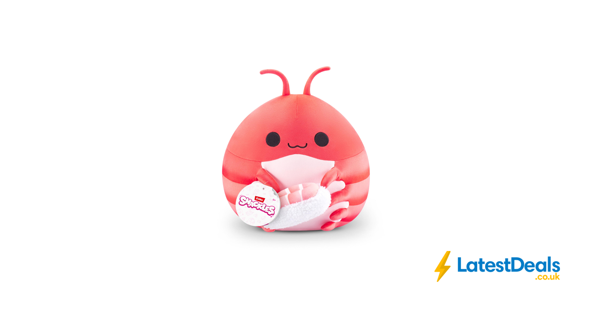 Snackles Series 1 8" Plush Prawn with Ebi Sushi, £4.20 at Amazon