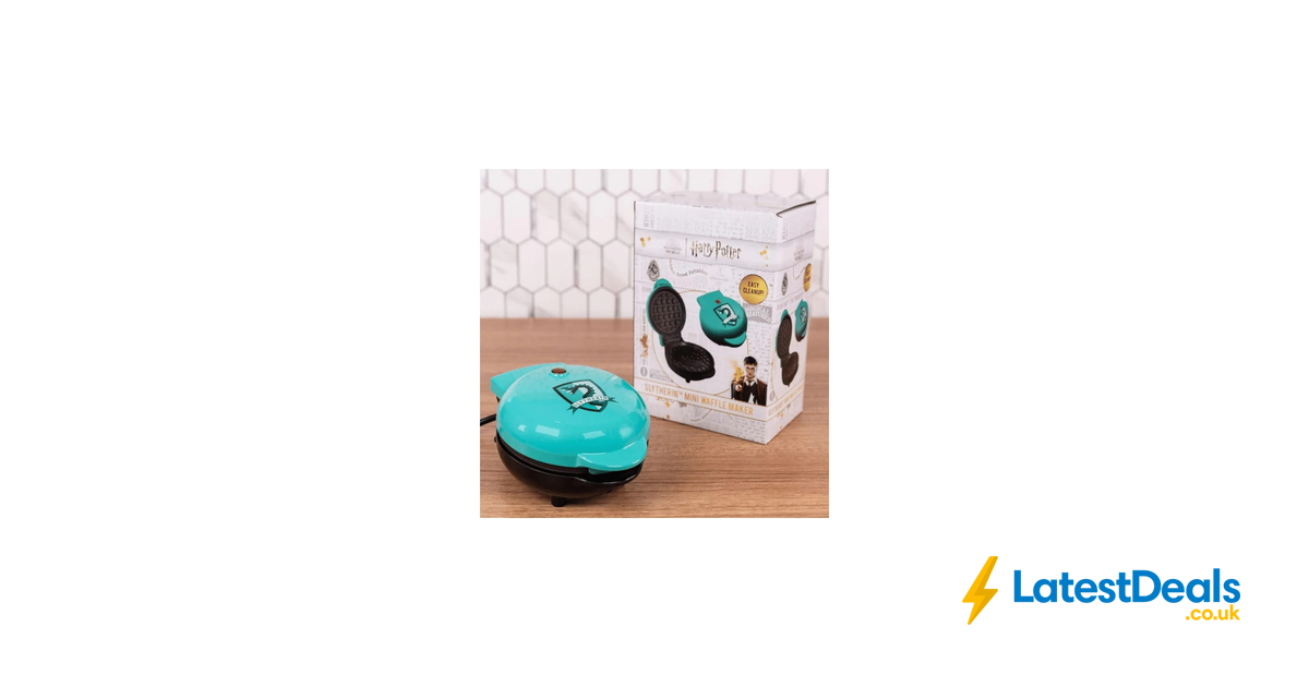 Harry Potter Slytherin Mini Waffle Maker at Discount Dragon