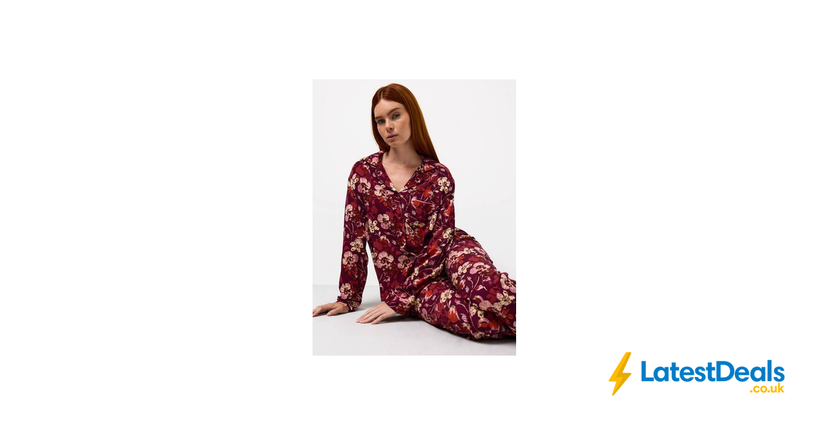 Plum Vintage Floral Printed Traditional Pyjamas, £12 at Sainsbury's