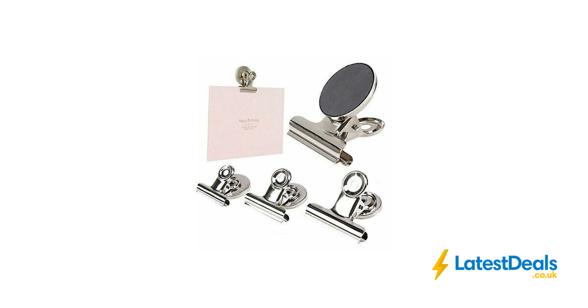 5 Piece Strong Bulldog Clip Fridge Magnets, £2.99 at ebay