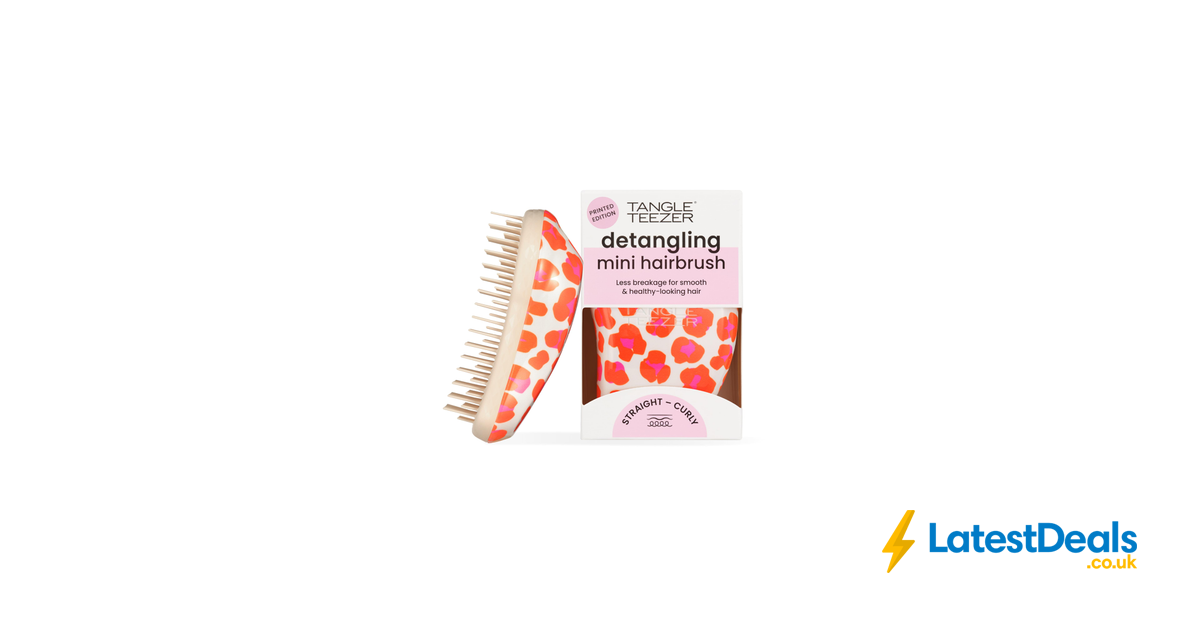 Tangle Teezer Mini Detangling Hairbrush for Kids & Travel - Orange, £8. ...
