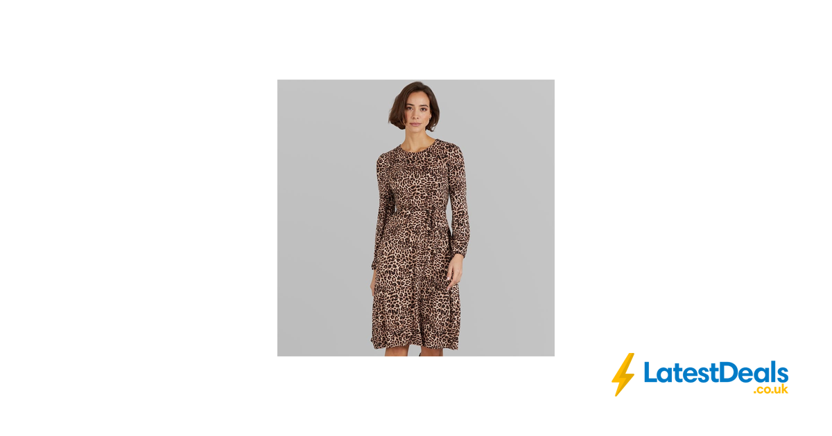 Crew Clothing Womens Printed Dress Leopard Print, £34.99 at MandM Direct