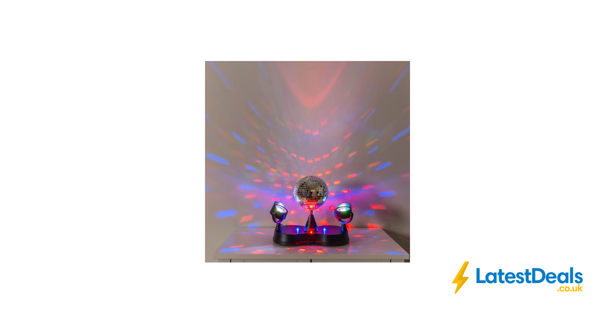ValueLights Black Disco Sky Light Projector & Integrated LED White Bulb ...