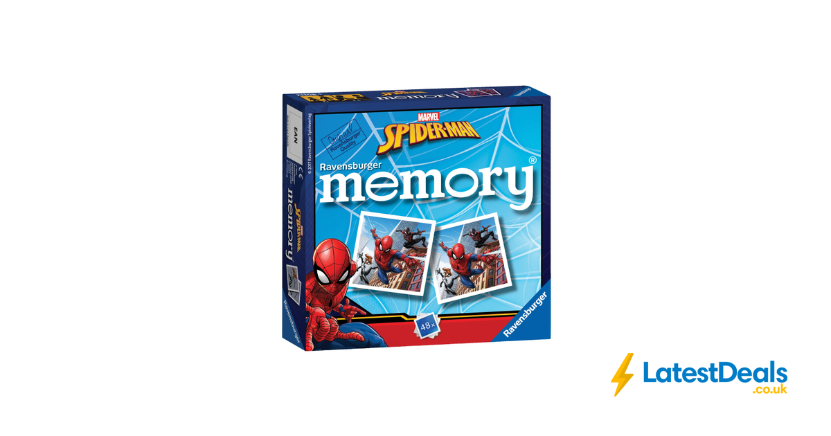 Ravensburger Spiderman Memory Game for Kids Age 3+, £3.75 at Amazon