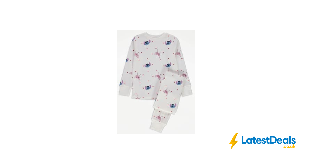 Disney Lilo and Stitch Heart Long Sleeve Pyjamas, £3 at ASDA