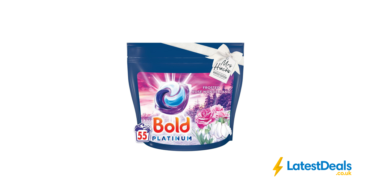 Bold Platinum PODS Laundry Detergent Capsules, Frosted Rose Wonderland ...