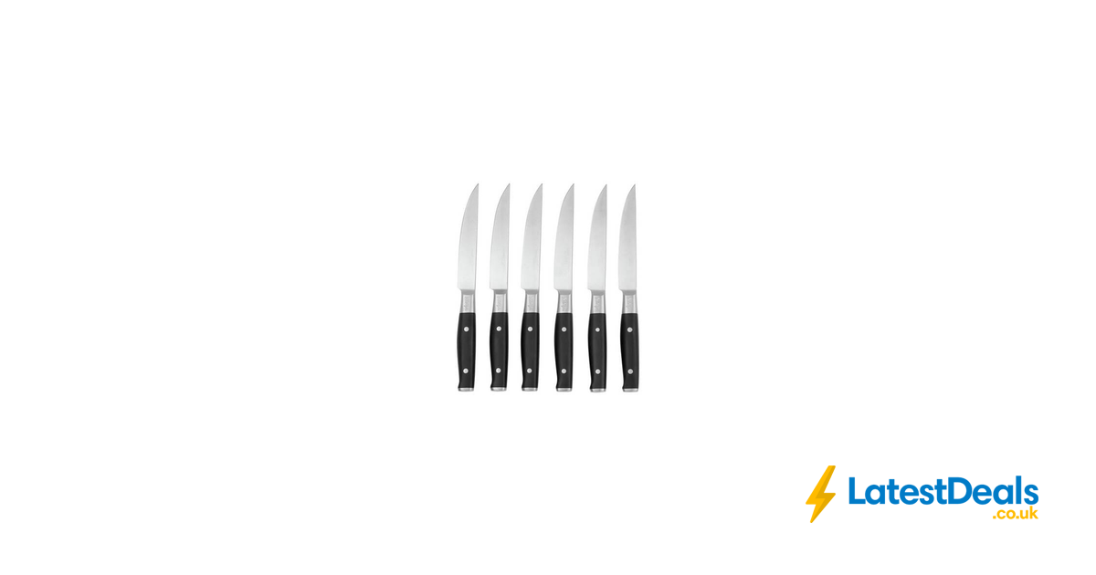 Ninja 6 Piece Steak Knife Set- Black, £59.99 at Argos