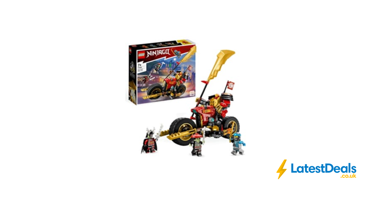 LEGO NINJAGO Kai's Mech Rider Set 71783, £28 at ASDA