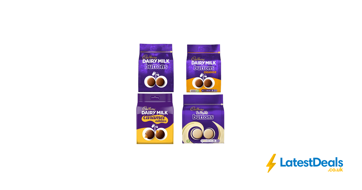 4 x 85g Packs Cadbury Buttons Assortment Box at Discount Dragon