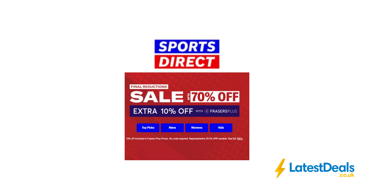 Sport Direct Final Reductions Sale - up to 70% off Women's Fashion! at ...