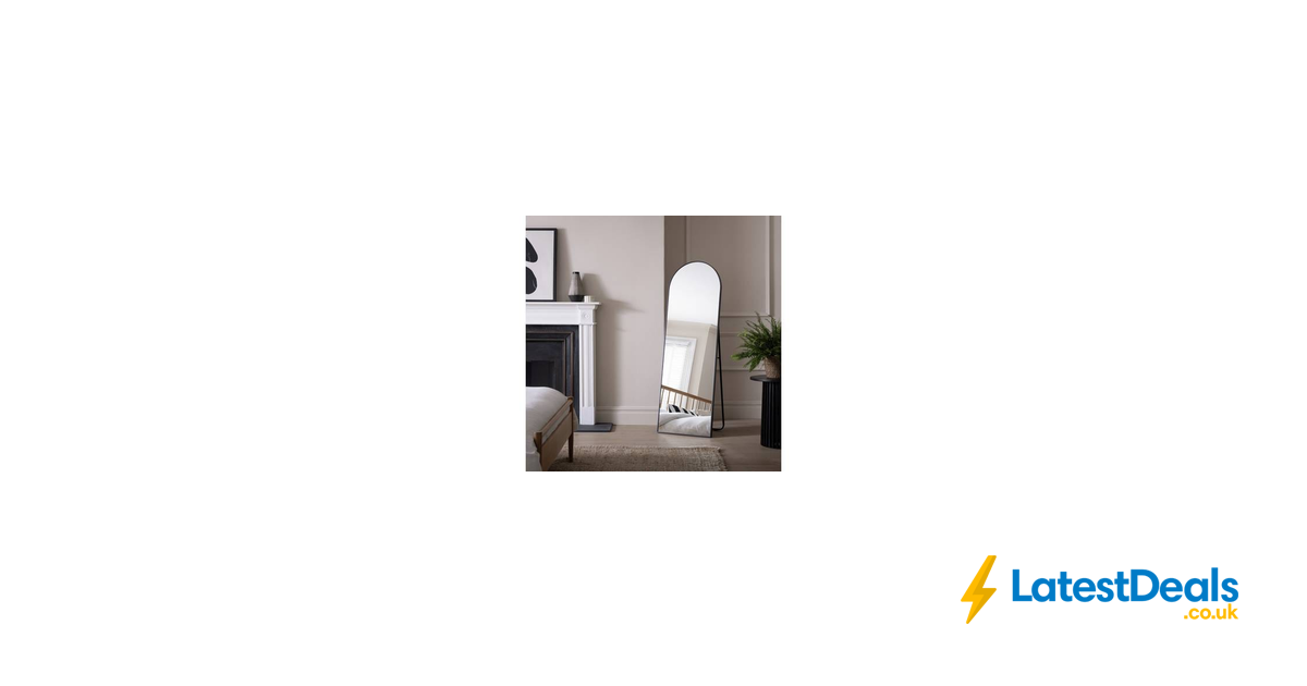 Habitat Black Free Standing Arch Cheval Mirror - 150x50cm, £48 at Argos
