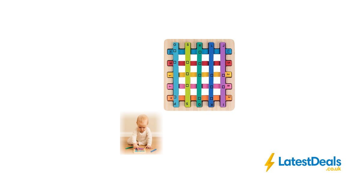 Wooden Rainbow Stick Building Blocks Educational Toy for Toddlers, £1. ...