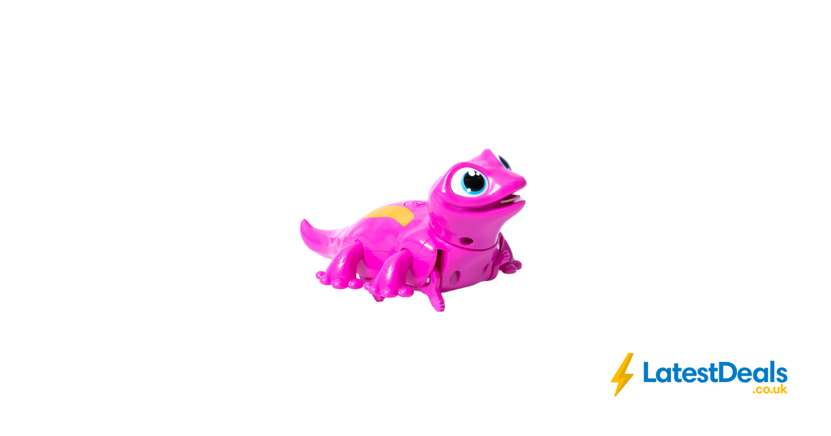 Animagic Interactive Walking Pet Gecko - Pink, Ages 5+, £5.74 at Amazon