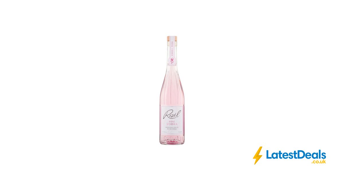 Rozl Rose Vodka, White Peach & Raspberry Flavoured Vodka, 37.5% - 70cl ...