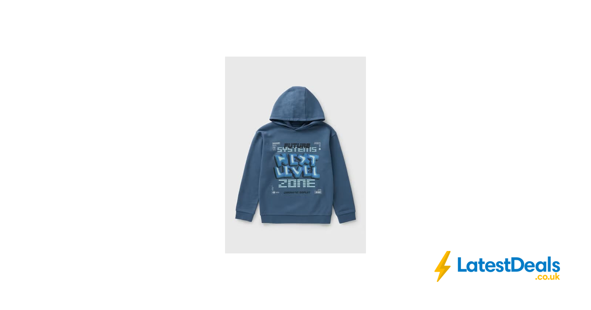 Boys Blue next Level Zone Hoodie (7-15yrs) - 8 Yrs, £3 at Matalan