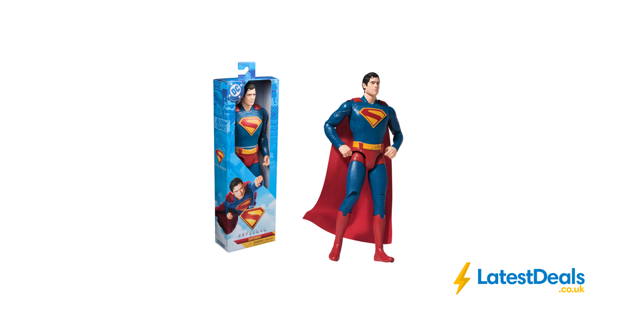 SUPERMAN 30-Cm Action Figure, Toy for Ages 4+, £6.50 at Amazon
