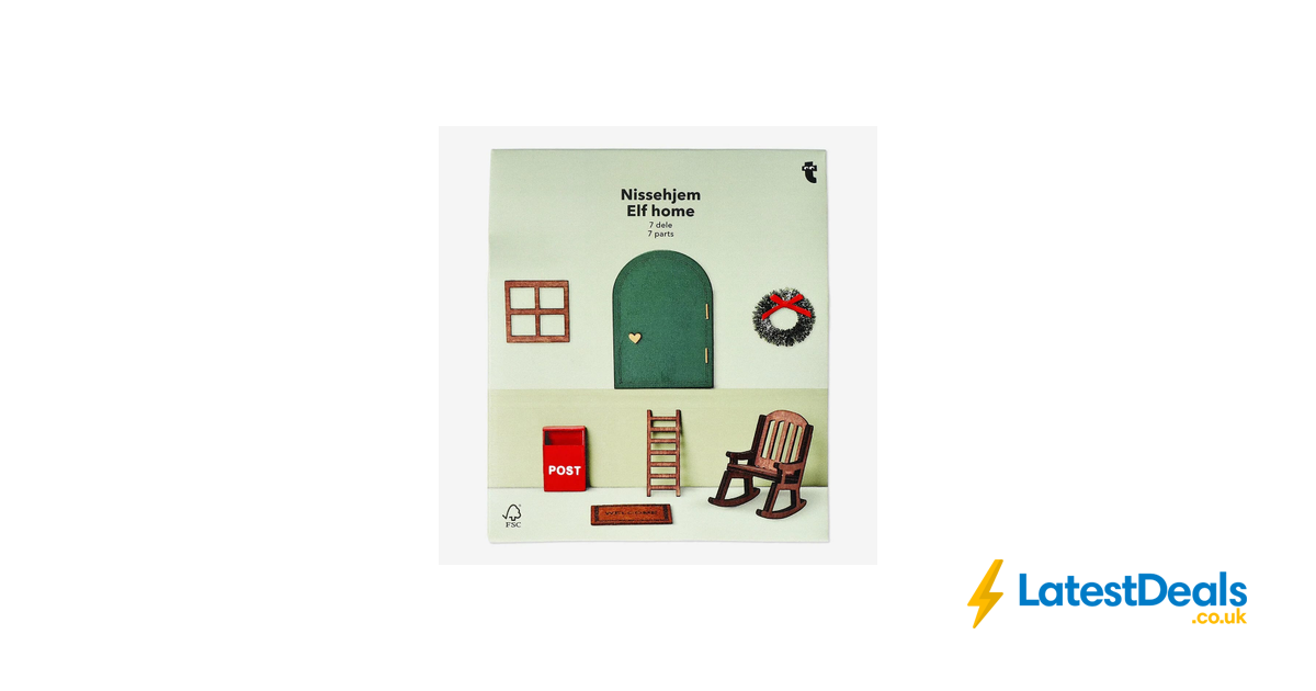 Wooden Elf Home, £3 at Flying Tiger
