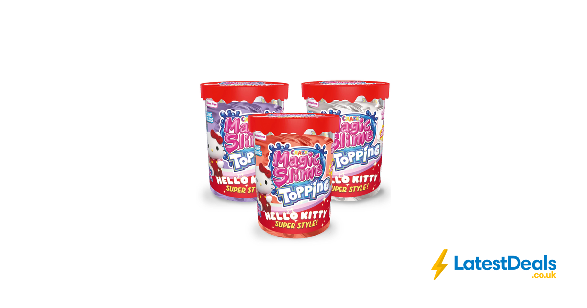 Hello Kitty Fantasy Slime Kit, 3x 70ml with Glitter, £5.20 at Amazon