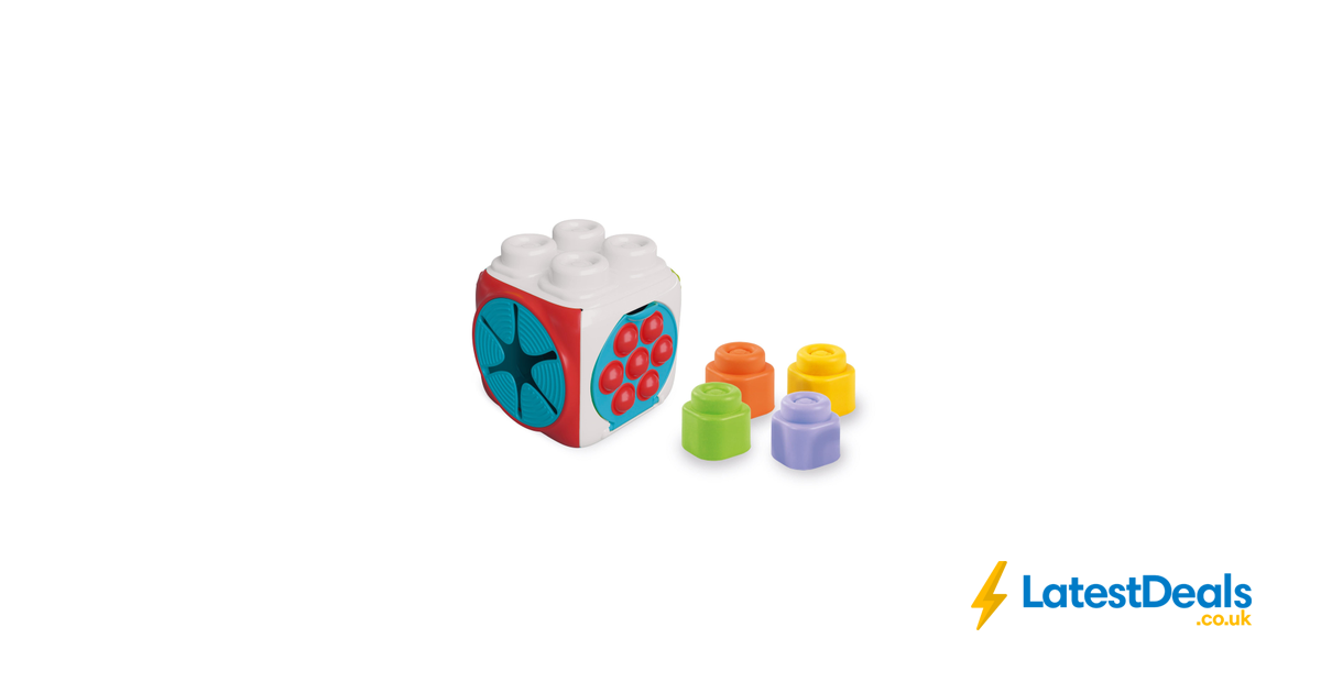 Clementoni Clemmy Baby Soft Blocks Sensory Activity Cube, £8.15 at Amazon