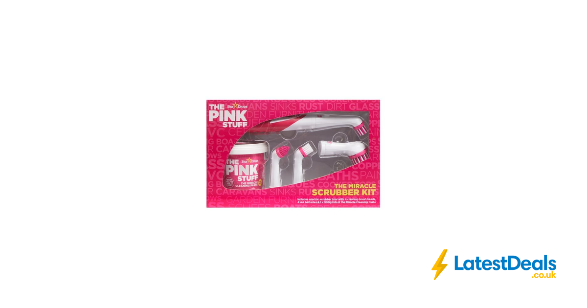 The Pink Stuff Miracle Scrubber Kit, £9.99 at Home Bargains