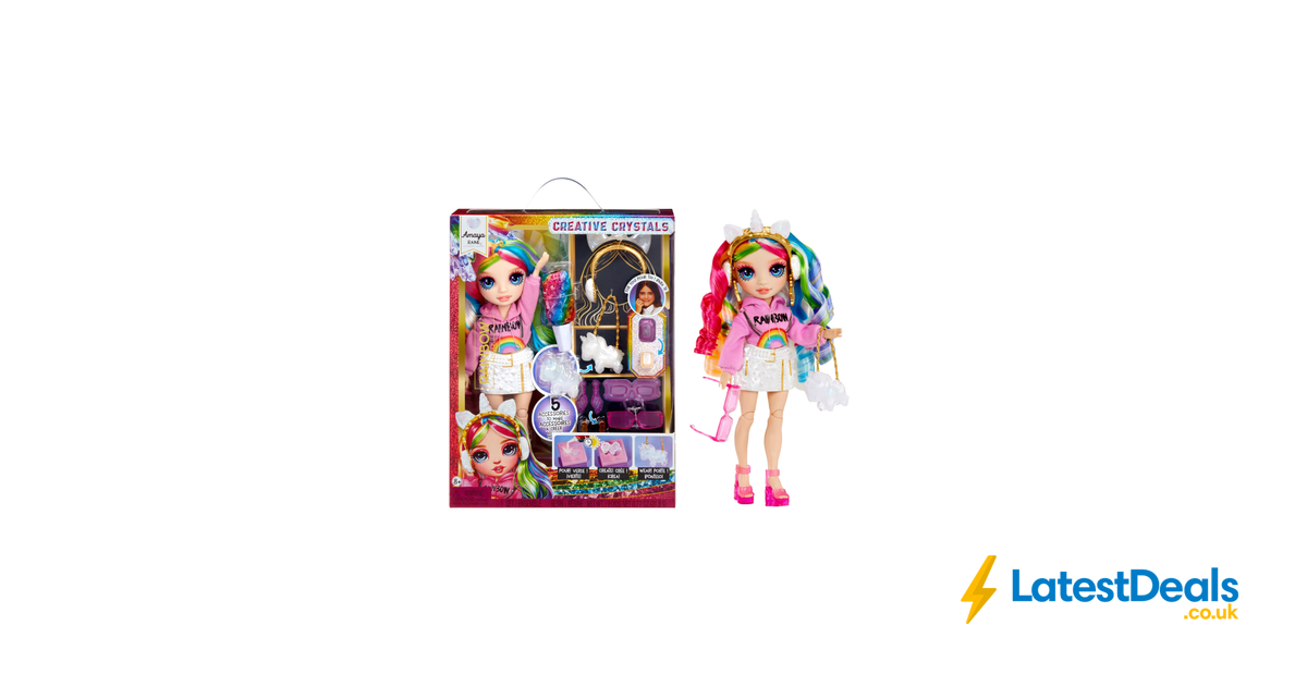 Rainbow High Amaya 28cm Crystal Fashion Doll Kit, £10 at Amazon
