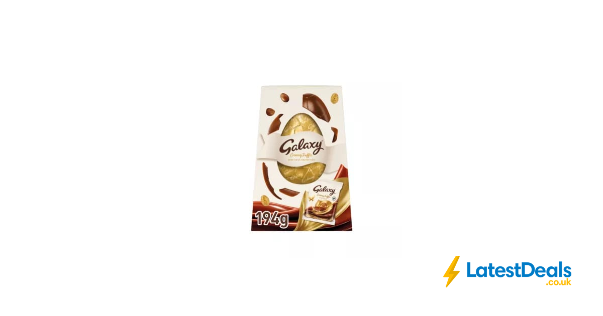 Galaxy Milk Chocolate Mini Eggs Extra Large Easter Egg 194g, £4.32 at ASDA