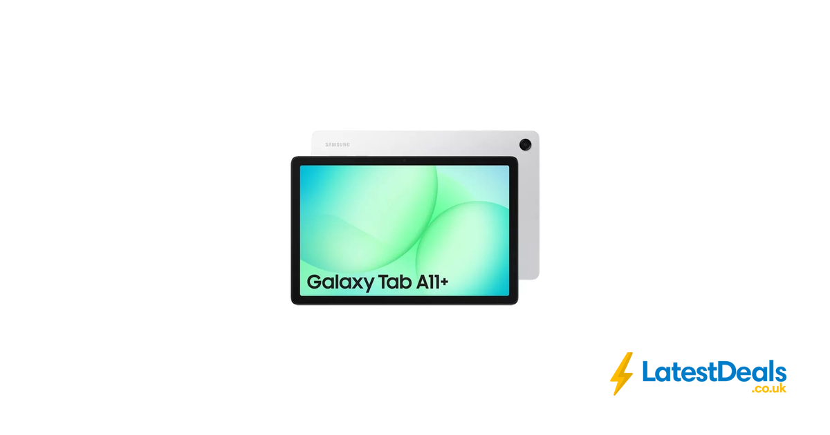 Samsung Galaxy Tab A11+ 11-Inch Tablet 256 GB Silver, £199 at Currys